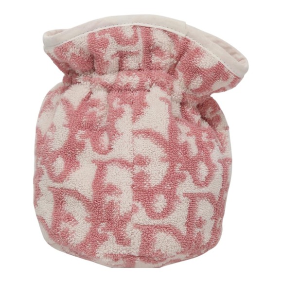 Dior | Bags | Christian Dior Pile Trotter Hand Bag Pink White Auth 1808 ...